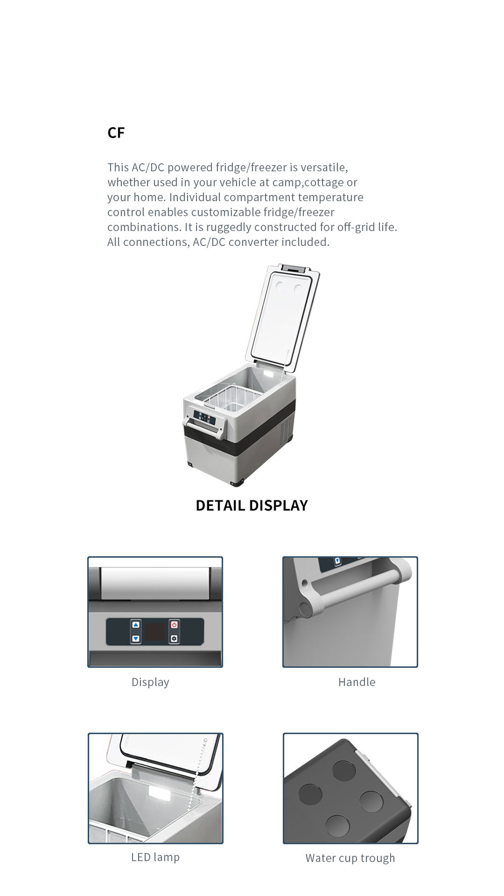 Alpicool CF55-LG Portable Car Fridge