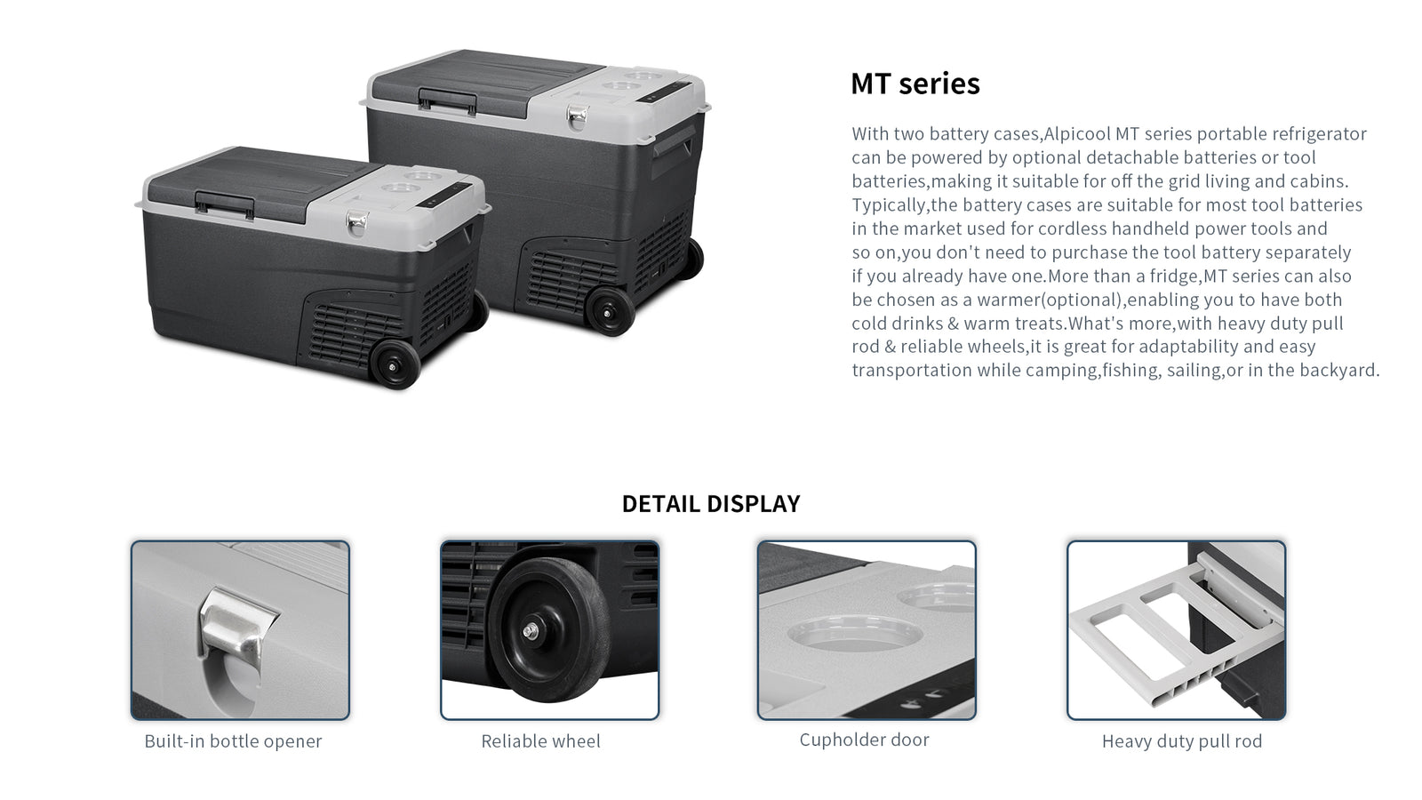 Alpicool MT25 Portable Car Fridge