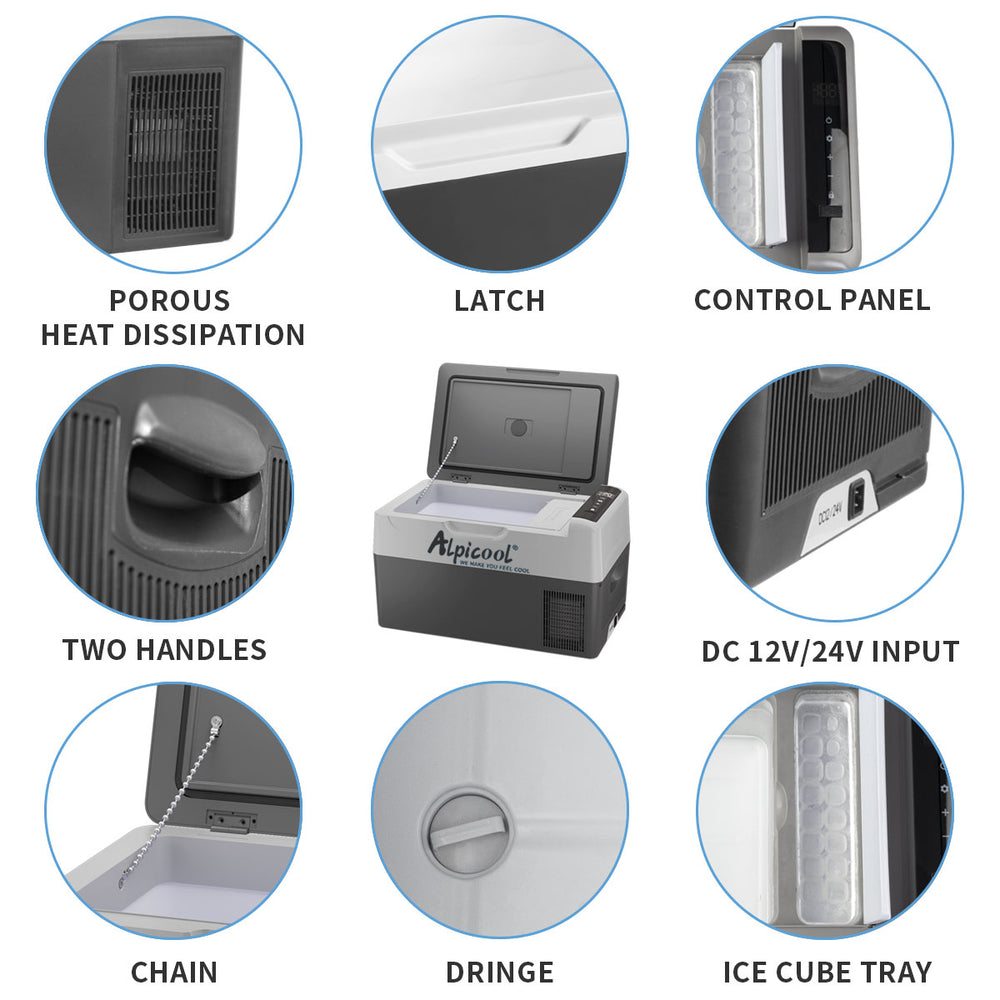 Alpicool G22 Portable Car Fridge